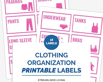 Printable Clothing Labels - Etsy Australia