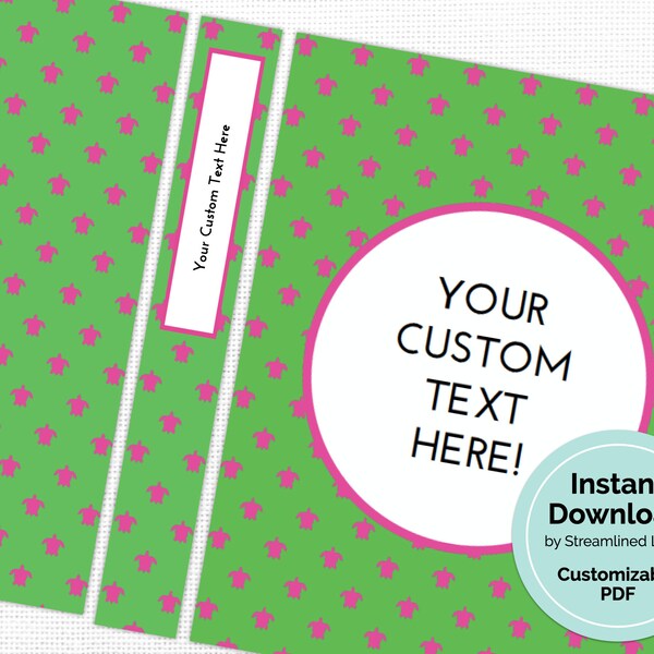 Preppy Notebook - Etsy