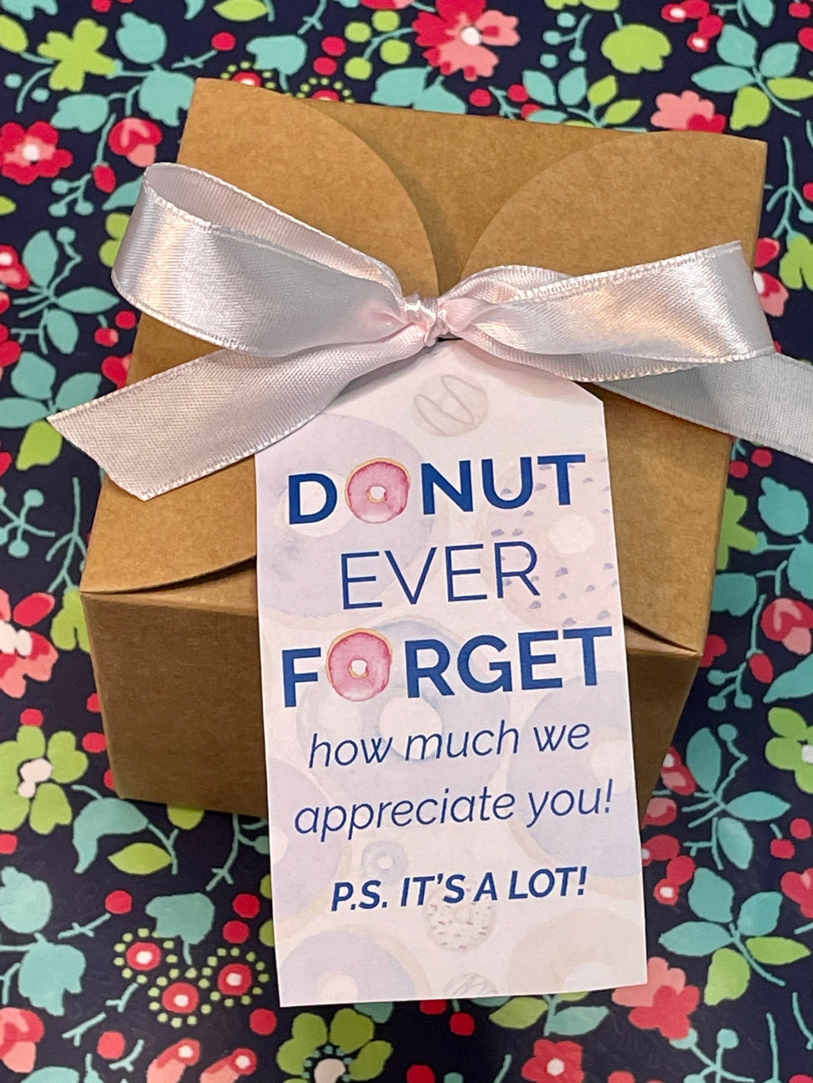 Donut Forget Themed Printable Tags: Perfect for Thank You Gifts ...