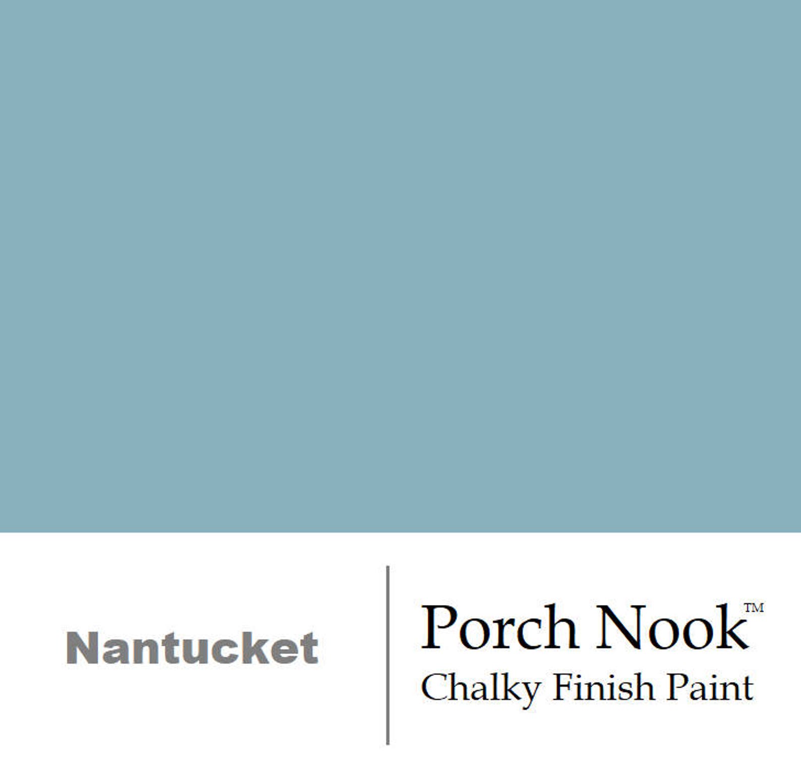 Chalky Finish Paint, "nantucket" by Porch Nook, 16 Fl. Oz. or 32 Fl. Oz ...