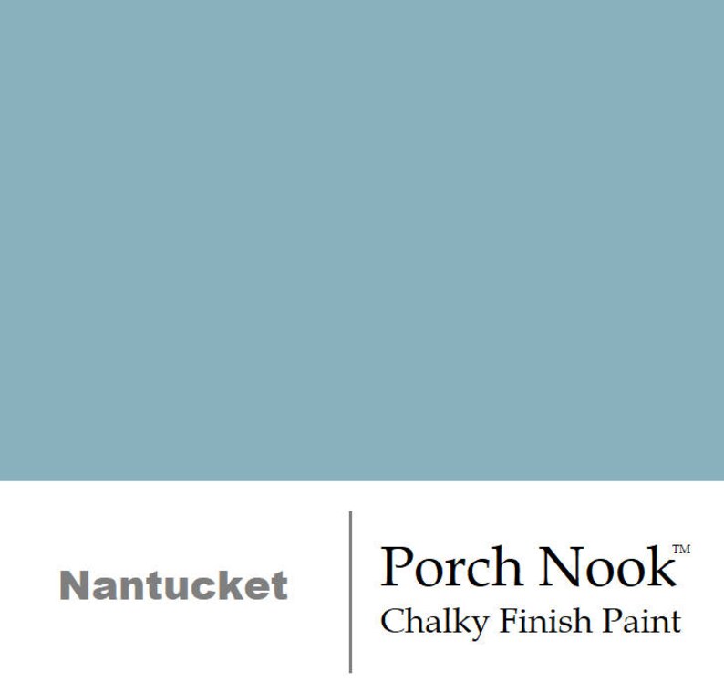 Chalky Finish Paint, "nantucket" by Porch Nook, 16 Fl. Oz. or 32 Fl. Oz ...