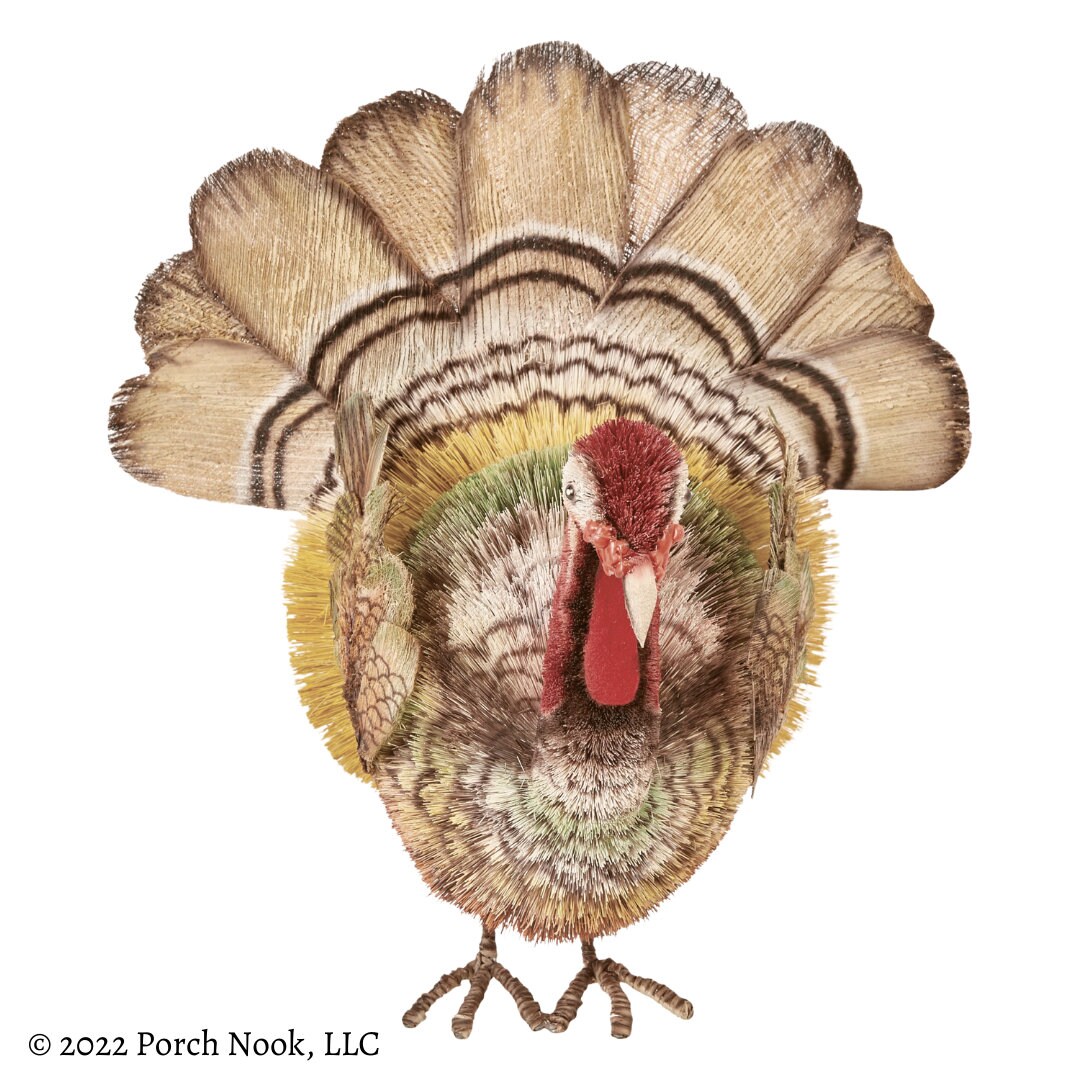 Large Rustic Hand-made Natural Palm Turkey Figurine - Etsy