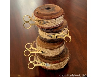 Rustic Large Flat Wooden Spool | Etsy