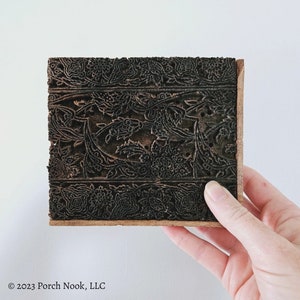 Vintage Hand Carved Textile Printing Blocks, Set of Four 4 Large - Etsy