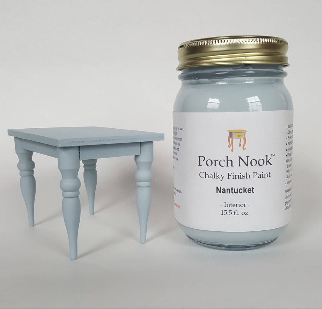 Chalky Finish Paint, "nantucket" by Porch Nook, 16 Fl. Oz. or 32 Fl. Oz ...
