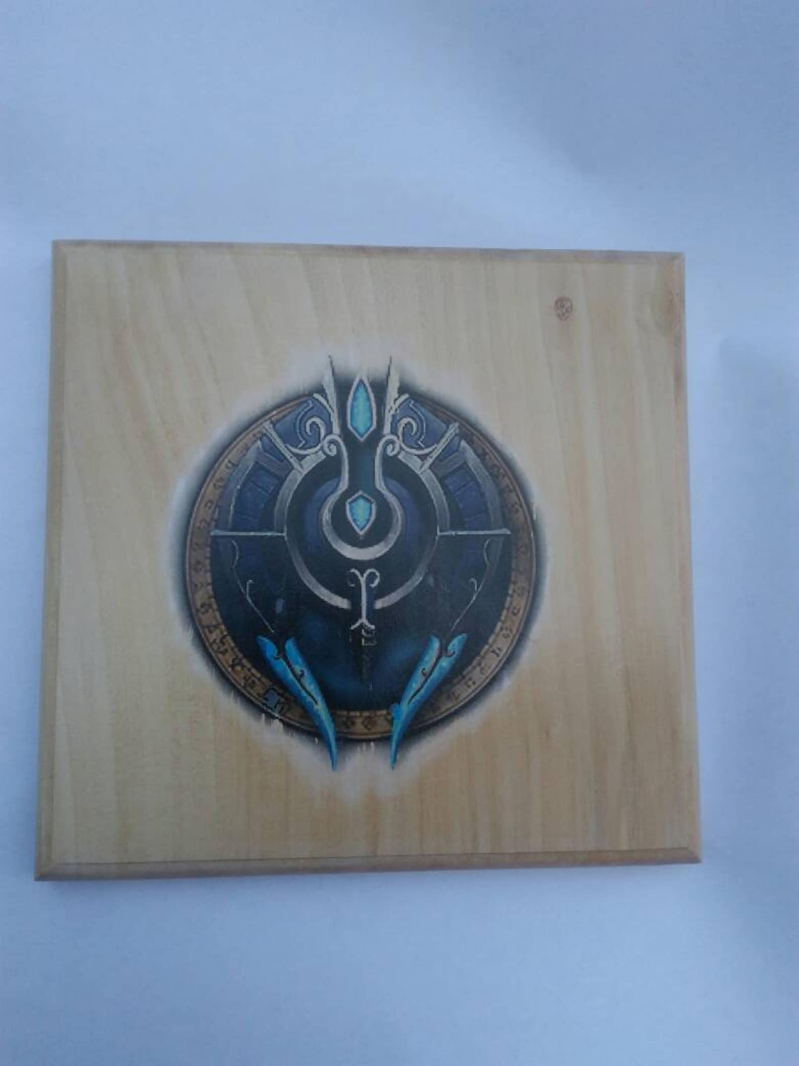 Silver Covenant Symbol From World of Warcraft Transferred to Wood - Etsy