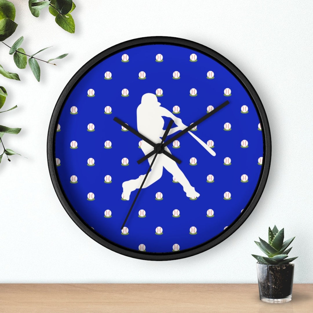 Baseball Wall Clock/ Baseball Clock/ Baseball Lover Gift/ Baseball Gift ...