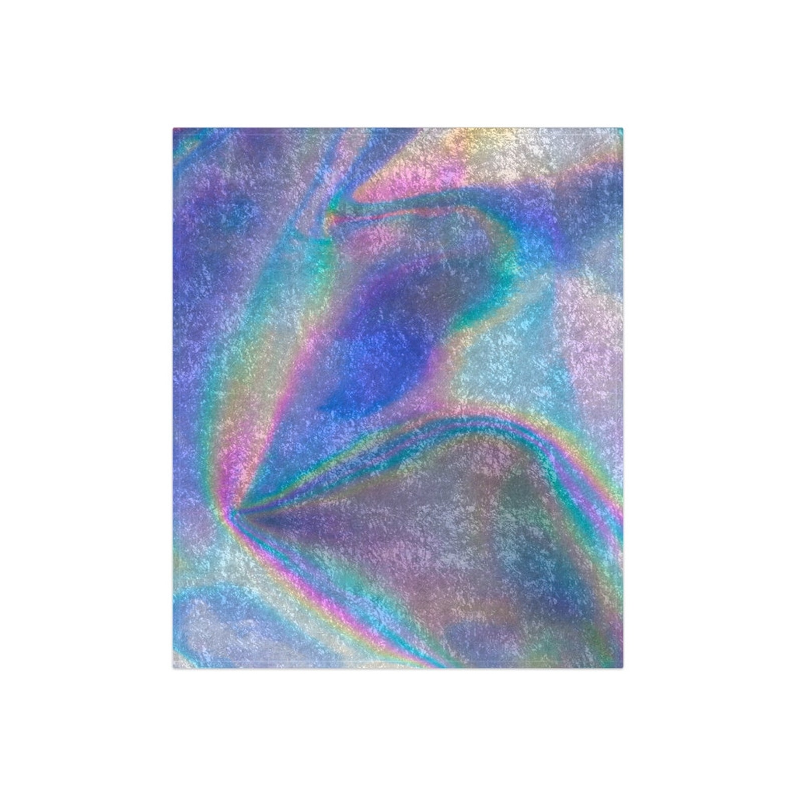 Iridescent Crushed Velvet Blanket/ Iridescent Blanket/ - Etsy
