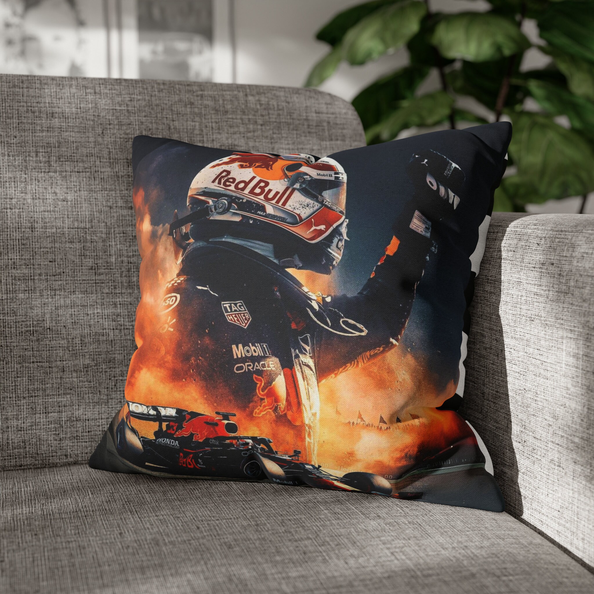 Formula 1 Gift, Formula One Pillow Case, Redbull Racing Team ...