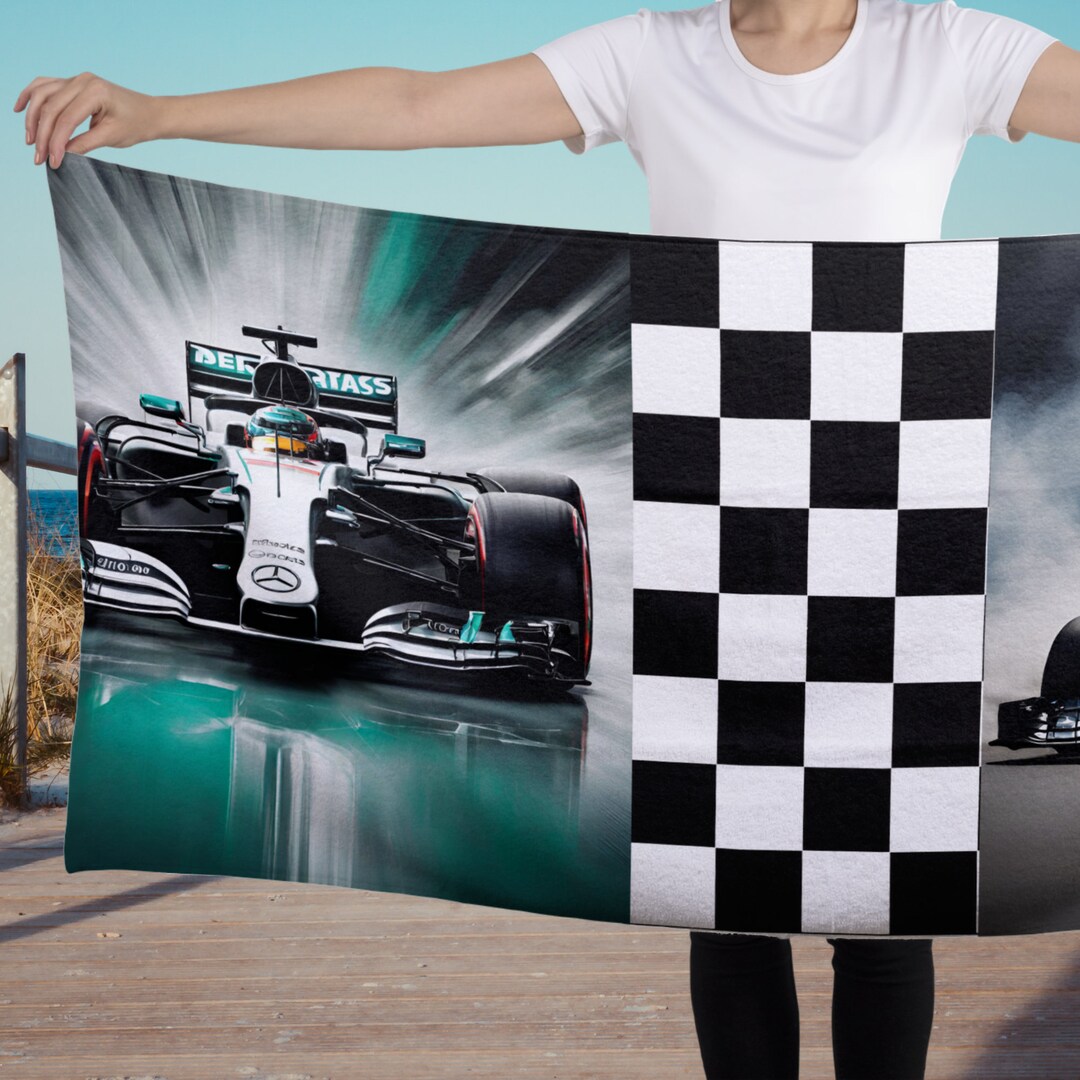 F1 Towel Formula One Gift Mercedes F1 Racing Gift Gift for - Etsy