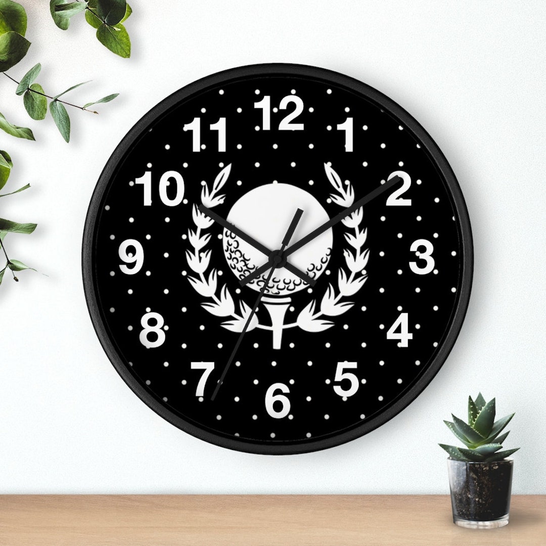 Golf Wall Clock/ Golf Clock/ Golfer Gift/ Golf Lover Gift/ Golf Gift ...