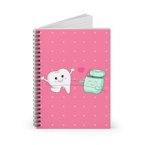 Dental Care Spiral Notebook, Dental Assistant Gift, Dental Hygienist ...