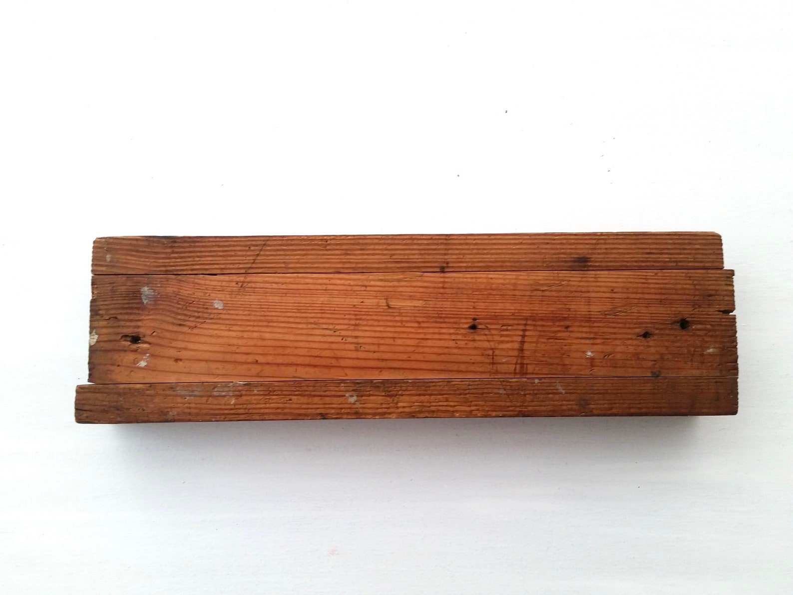 Vintage Handmade Wood Miter Box . Antique Wooden Miter Box . | Etsy