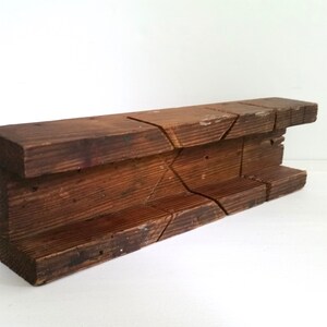 Vintage Handmade Wood Miter Box . Antique Wooden Miter Box . - Etsy