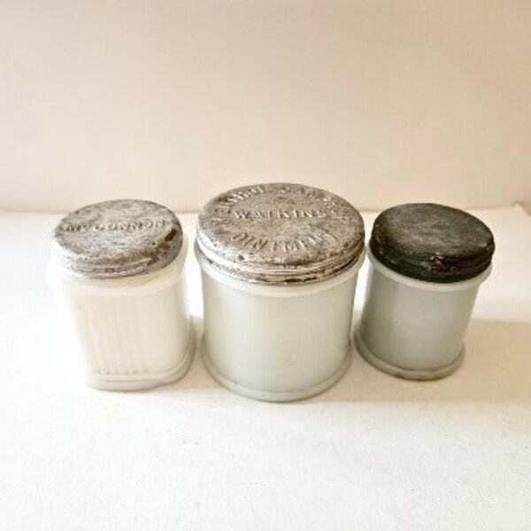 Antique Pharmacy Ointment Jars - Etsy