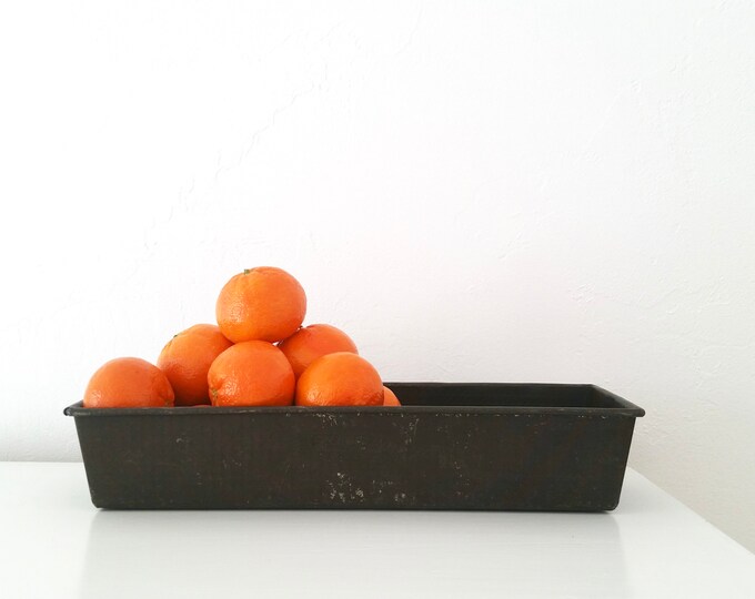 SALE Vintage Ecko Large Loaf Pan No. 640 . Antique Metal Baking Pan ...