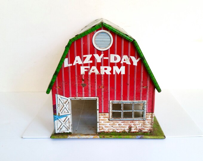 Lazy Day Farm . Vintage Marx Toy Barn . Antique Metal Toy Barn . Home ...