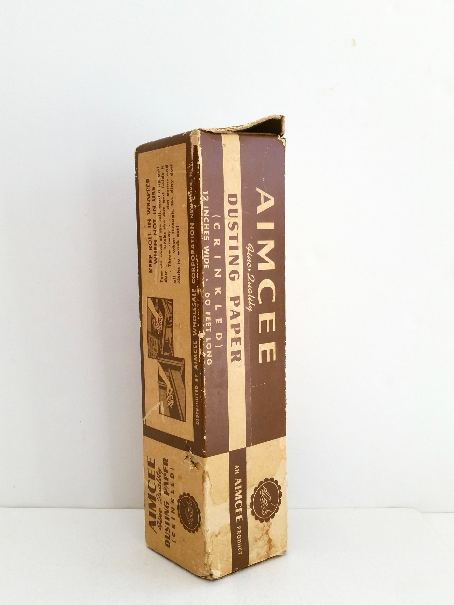 Vintage Aimcee Dusting Paper . Roll of Antique Dusting Paper . - Etsy