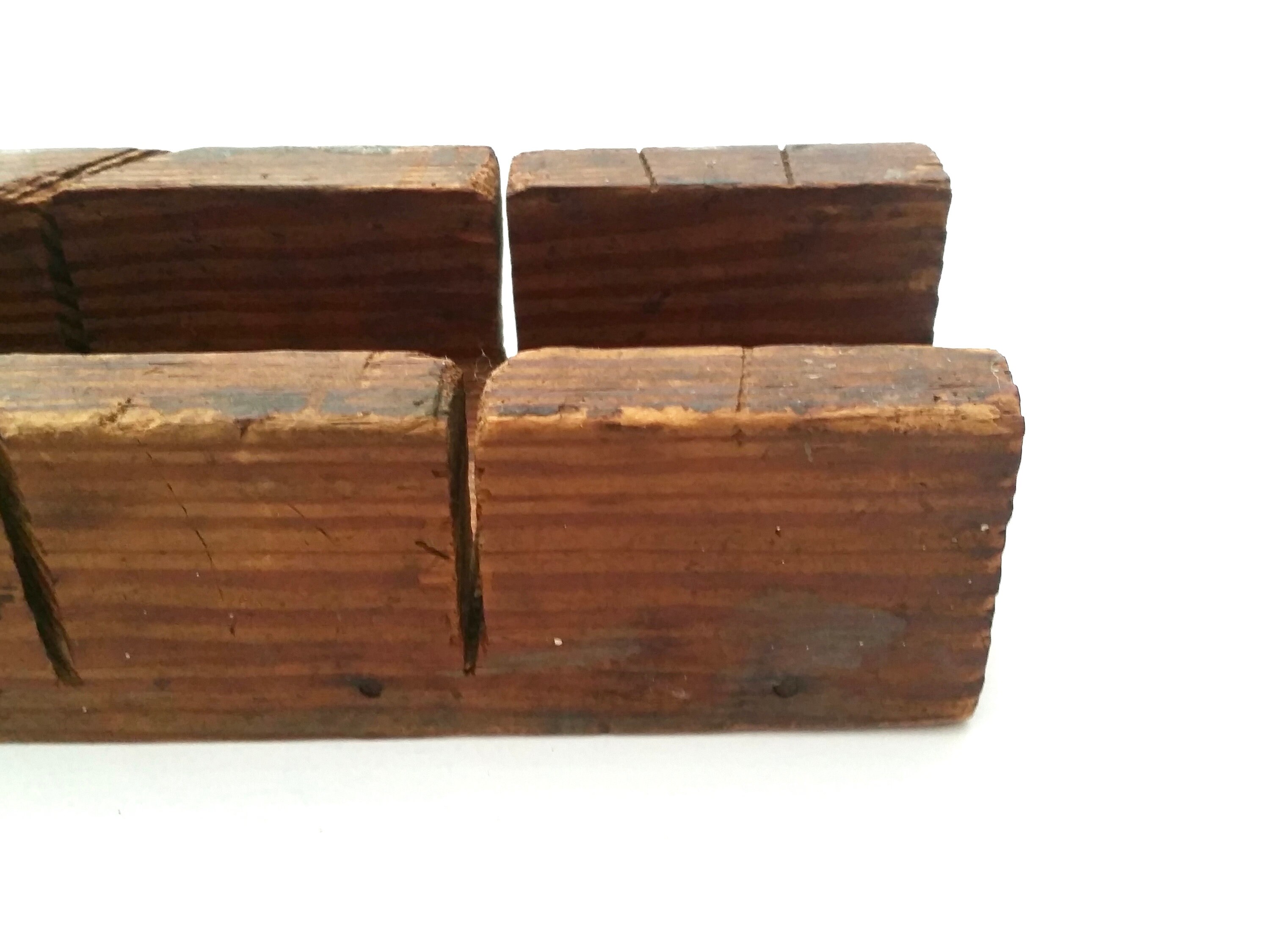 Vintage Handmade Wood Miter Box . Antique Wooden Miter Box . | Etsy