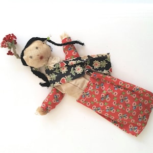 Antique Doll . Handmade Primitive Cloth Doll . Home Decor . Prim Folk ...
