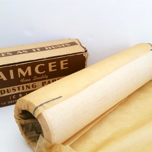 Vintage Aimcee Dusting Paper . Roll of Antique Dusting Paper . Aimcee ...