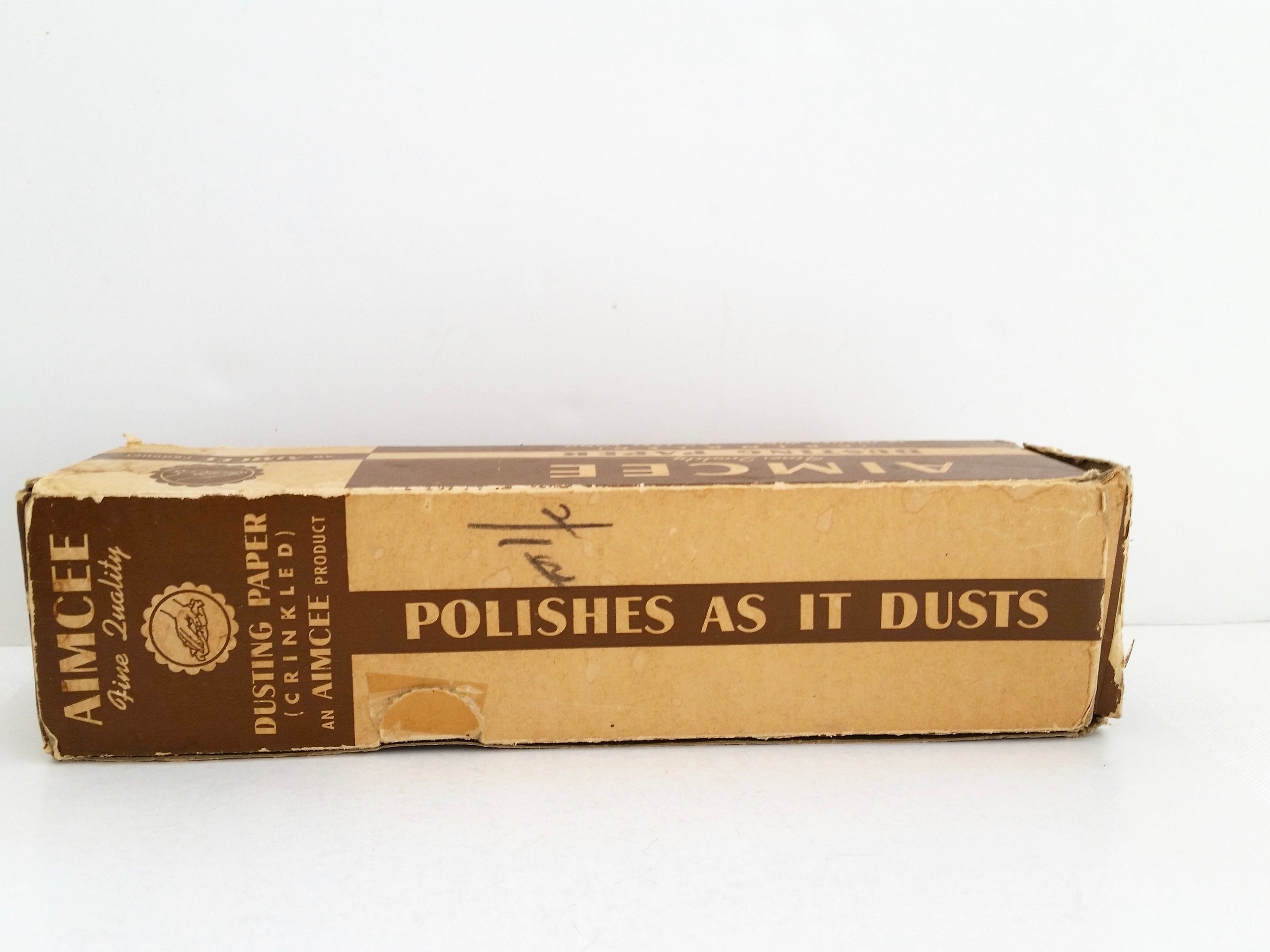 Vintage Aimcee Dusting Paper . Roll of Antique Dusting Paper . - Etsy