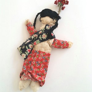 Antique Doll . Handmade Primitive Cloth Doll . Home Decor . Prim Folk ...