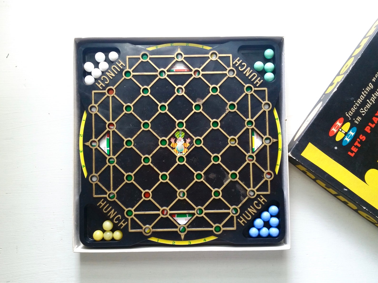 Antique Hunch Board Game . Rare Vintage Hunch Game . Mid - Etsy