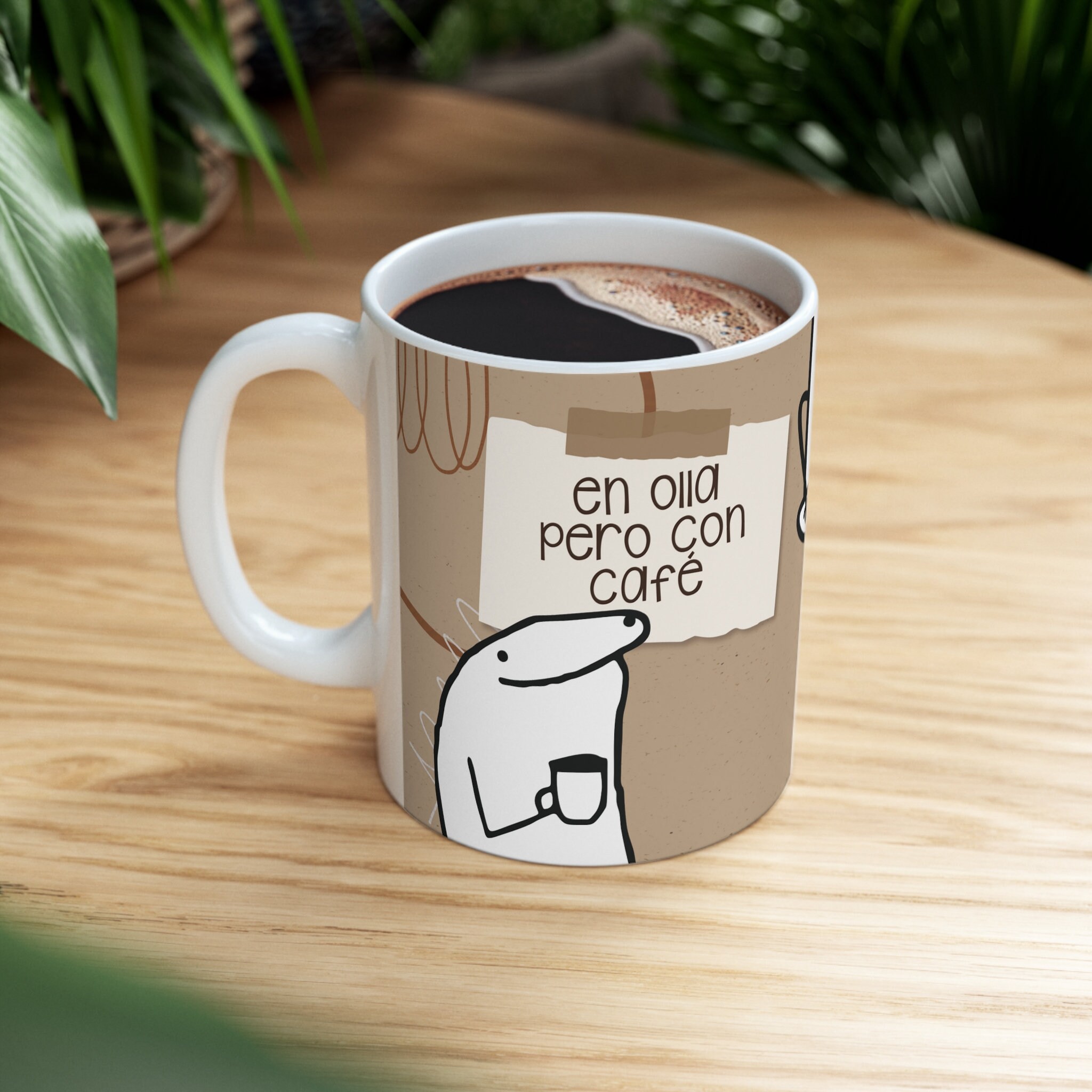 Flork Meme Coffee Mug, Quote Funny Patient Cup, Nerd Coffee Cup, En ...