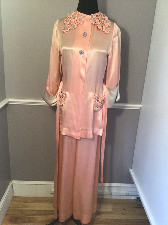 rare find ! Vintage “Nat Lewis” late 30s/40s Rose Pi… - Gem