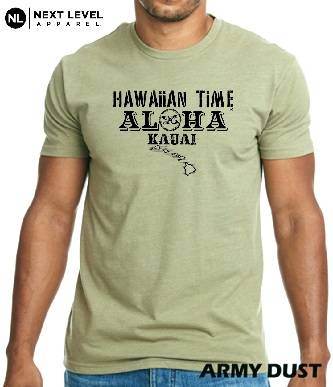 Hawaiian Time Aloha Kauai W/ Hawaiian Islands Design ITEM ...