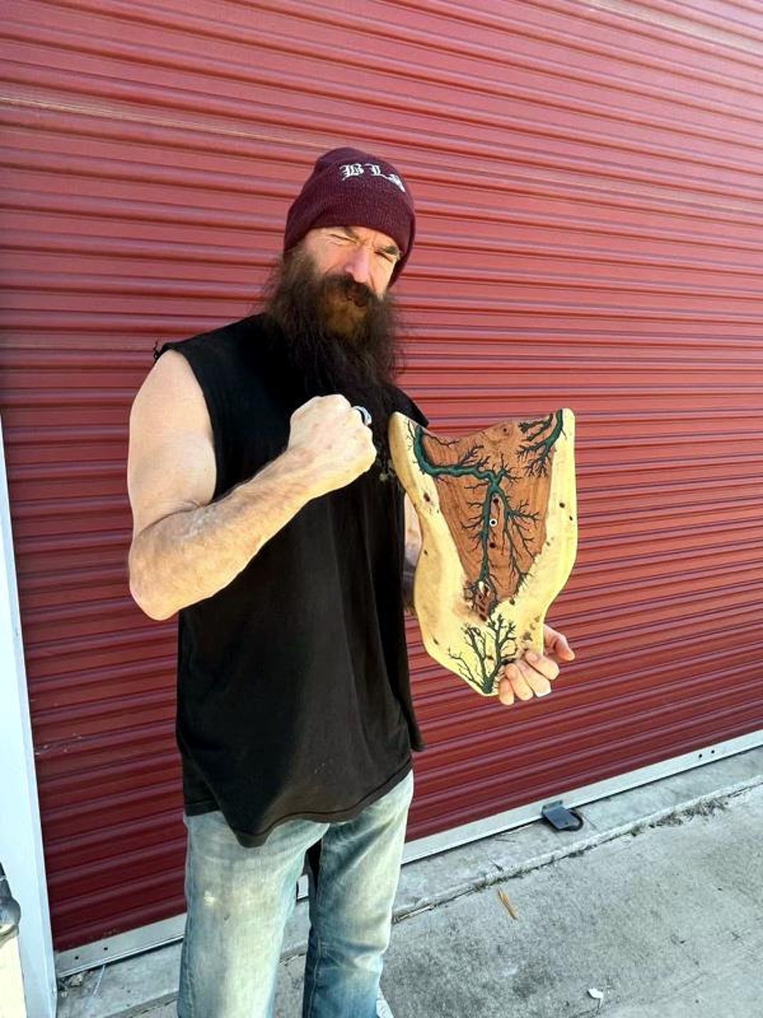 Guitar Hanger Fractal Art Wall Mount Zakk Wylde Design ITEM ...