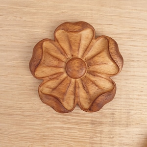 Tudor Rose Style Wood Carving English Yorkshire Carved Rosette Decor ...