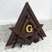 PERSONALISED - Solid Wood Carved Masonic Compass and Square Plaque ...
