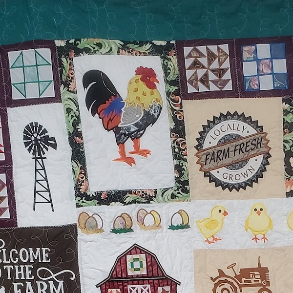 Farm Quilt Pattern - Etsy