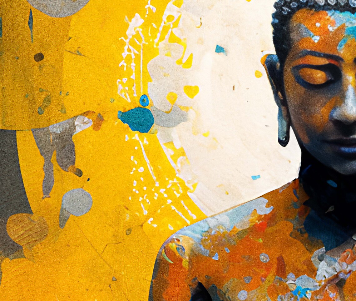 Buddha Abstract Art Printable Art, Large Print, Digital Download, 17 ...