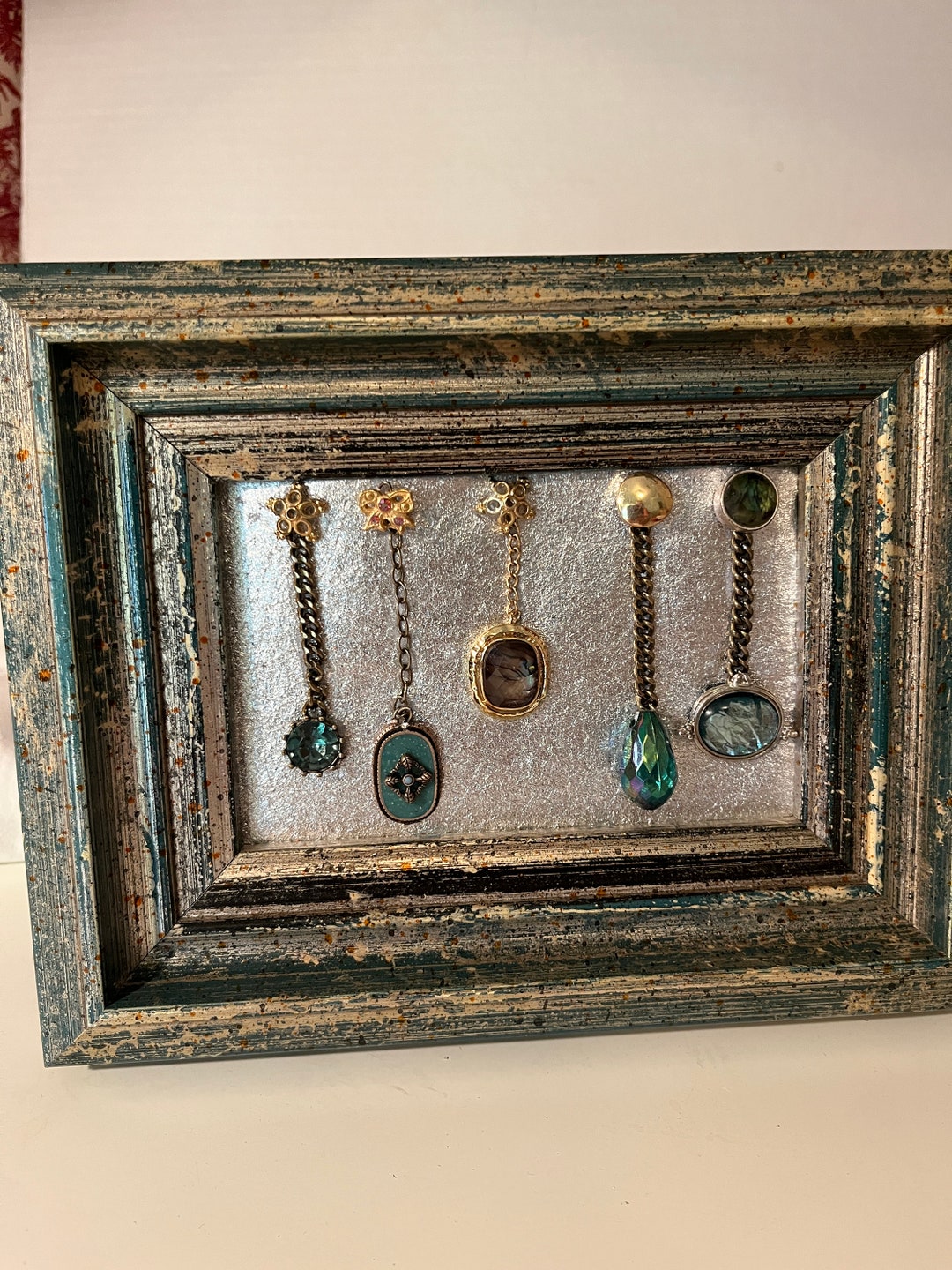 Christmas Ornaments Framed Jewelry Art - Etsy