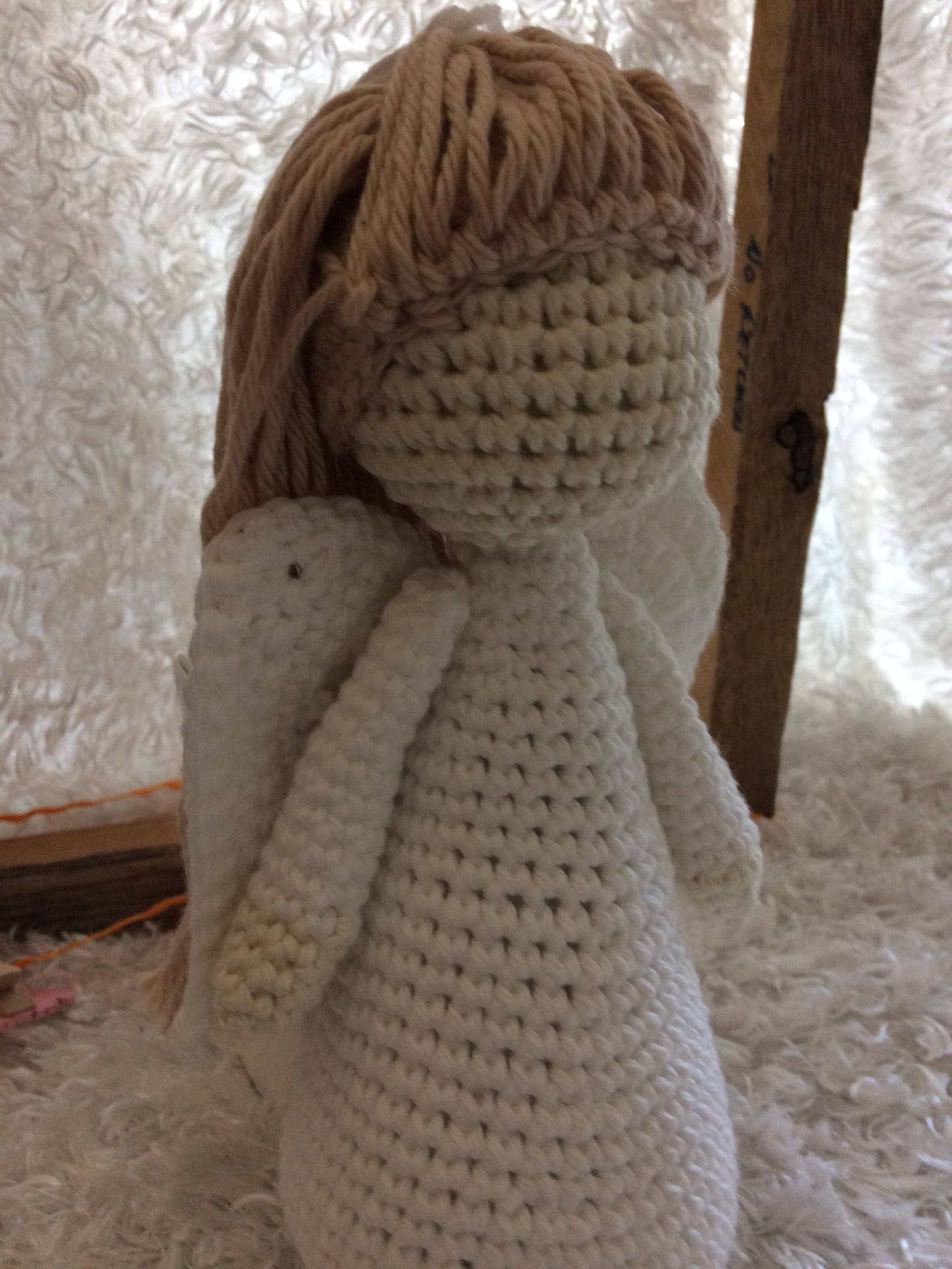 Crochet Angel, 100% Cotton Yarn, Baptism Gift (8.5 Inches) - Etsy