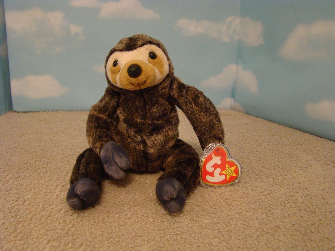 Slow poke the sloth beanie baby - Etsy.de