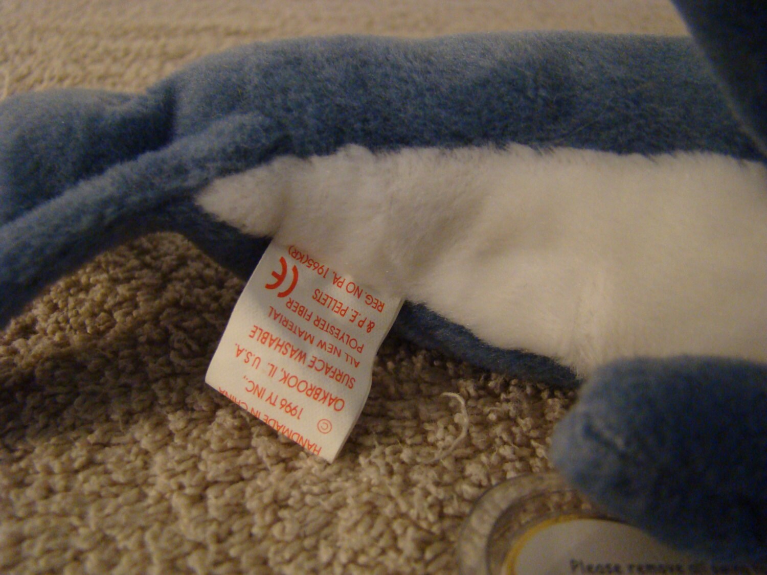 Ty Beanie Baby CRUNCH the SHARK - Etsy