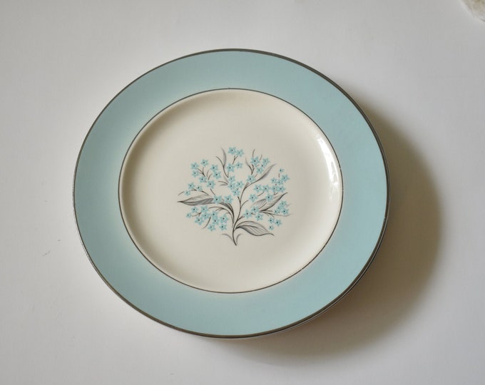 1950s Sevron Dinnerware Blue Lace Pattern Turquoise Aqua Homer Laughlin ...
