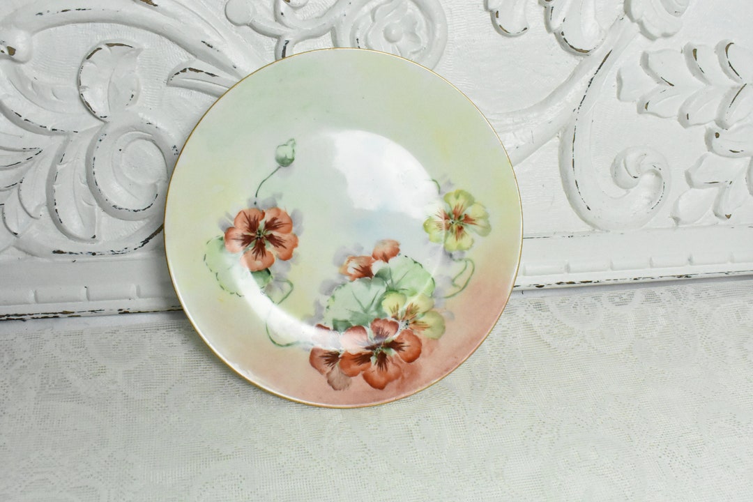 Antique France Plate, Wedding Table, Decorative Plate, Sign by Artist ...
