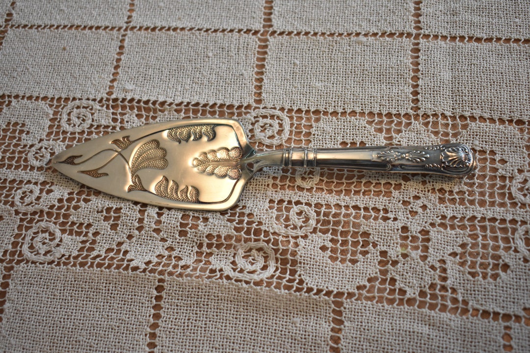 Antique Silver Plate Cake Server, Mayell Cake Slice, Silver Plate ...