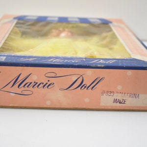 Vintage A Marcie Doll No 830 Ballerina Maize in Original Box Vintage ...