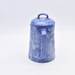 Denim Ceramic Pitcher With Lid, Hand Painted Floral Vase, Blue Jean ...