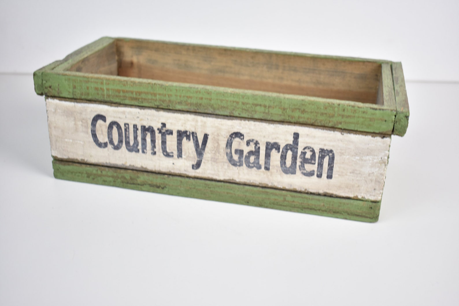 Rustic Table Centerpiece Wooden Box Farm Box Garden | Etsy