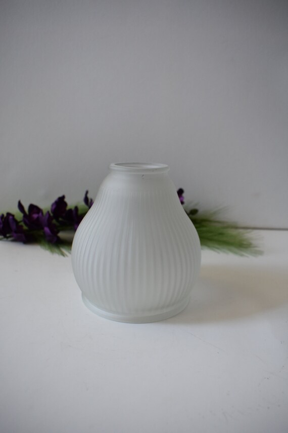 White Lamp Shade Ribbed Lamp Shade 031522 | Etsy
