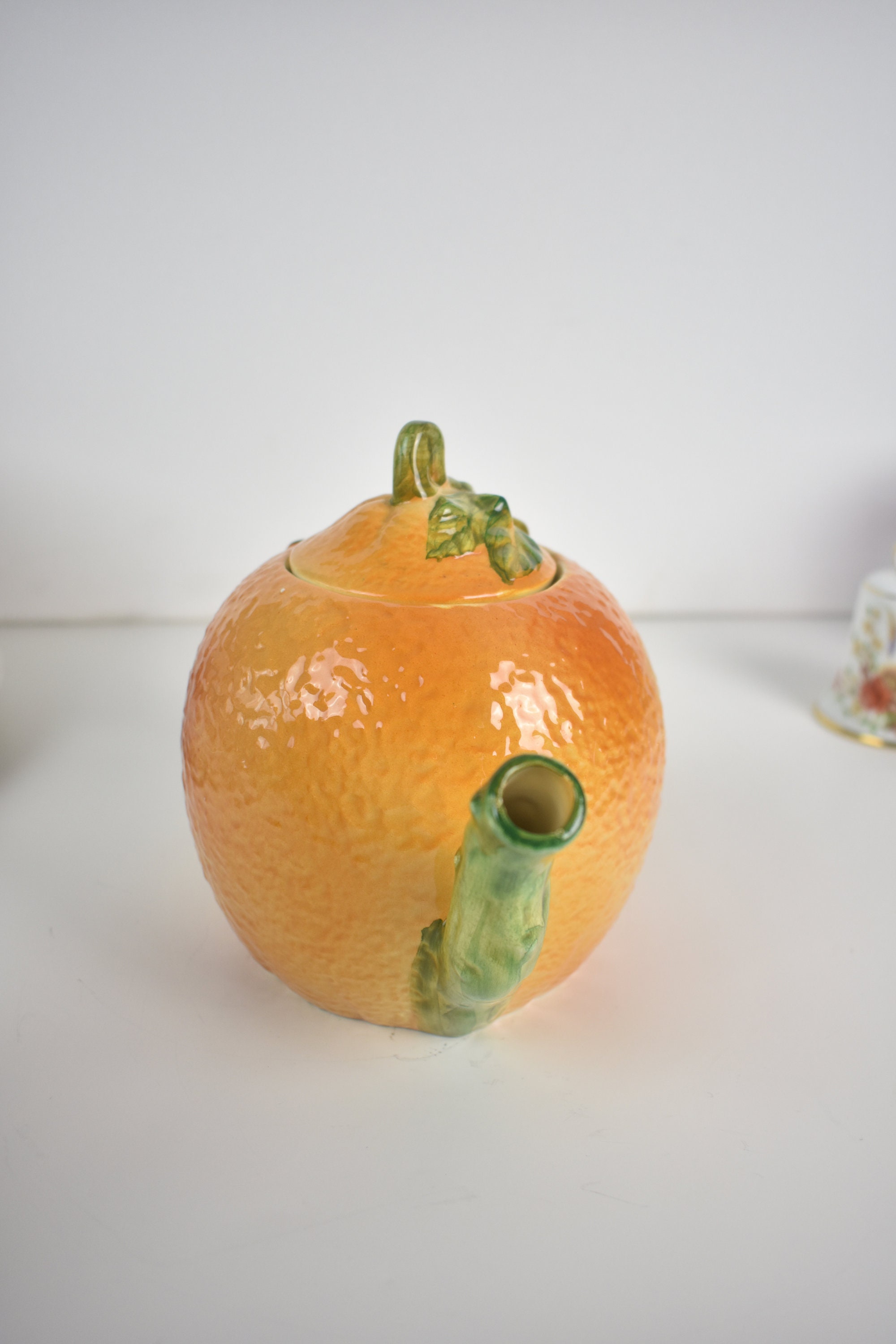 Ceramic Tea Pot Unique Orange Teapot Ceramics Arts and - Etsy