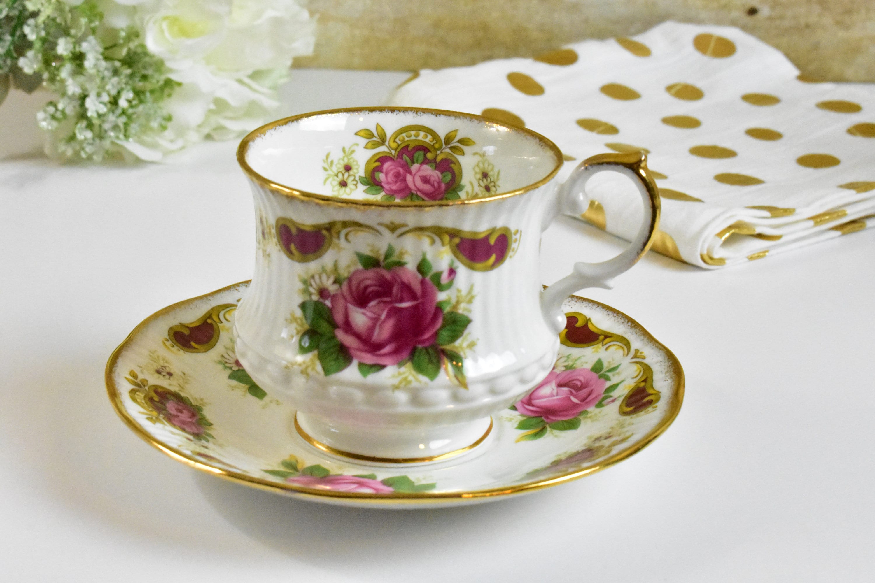 Vintage Mismatched Tea Set for One, Perfect for Bridal Shower Gift, Tea ...