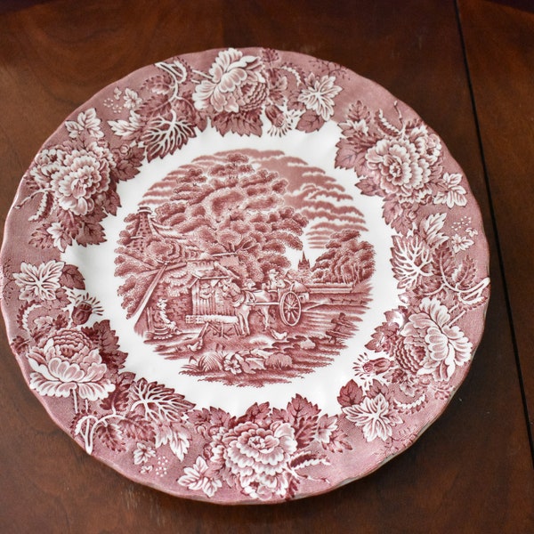 Red Transferware - Etsy